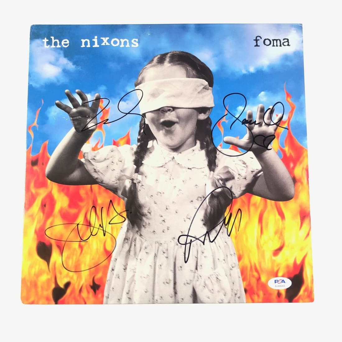 The Nixons Signed Foma Vinyl Cover Psa/dna Autographed Auction