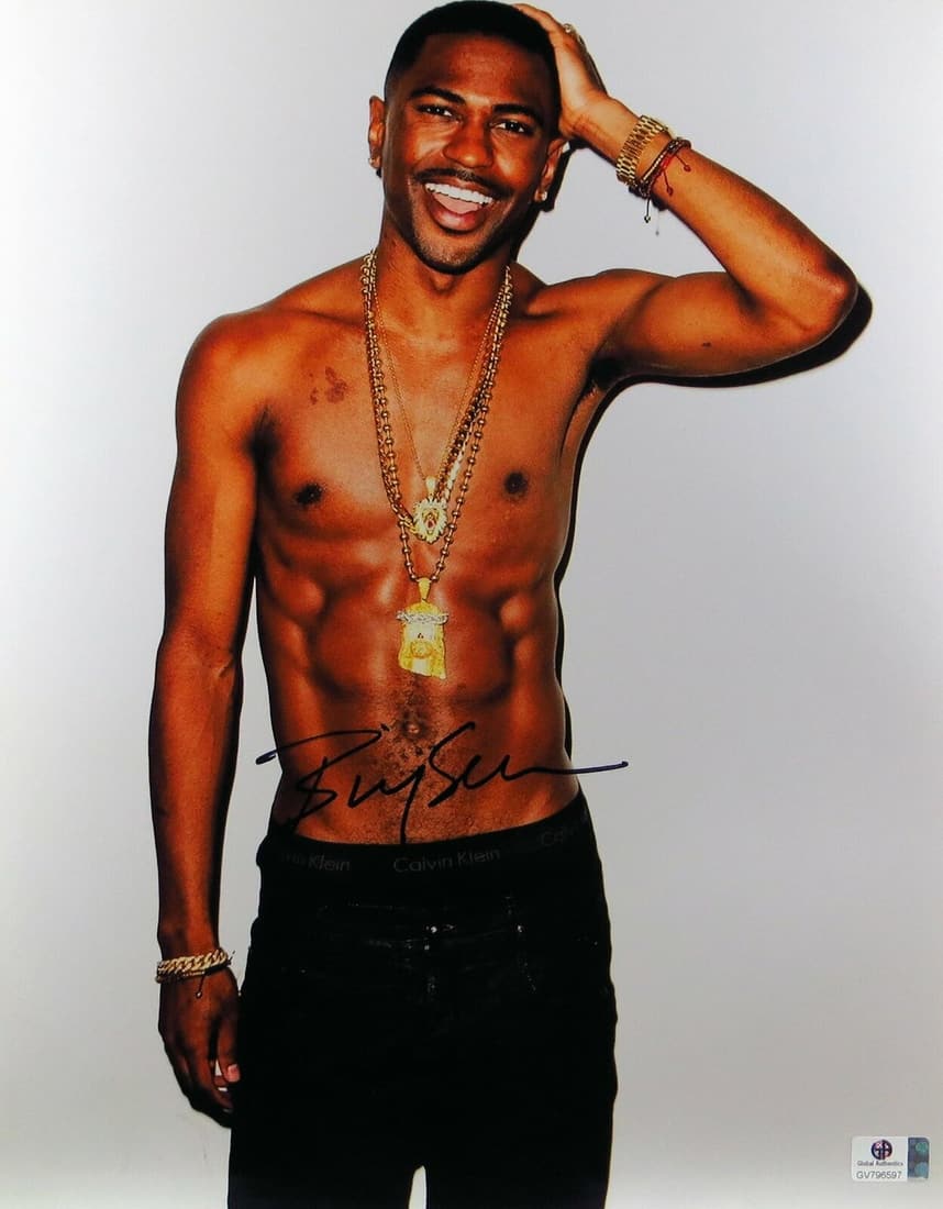 Big Sean Signed Autographed 11x14 Photo Sexy No Shirt Abs Auction