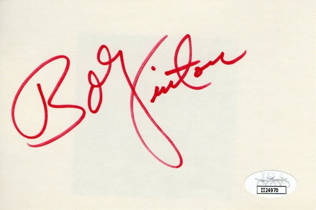 Bobby Vinton Signed Autographed Index Card Legendary Singer Jsa Auction
