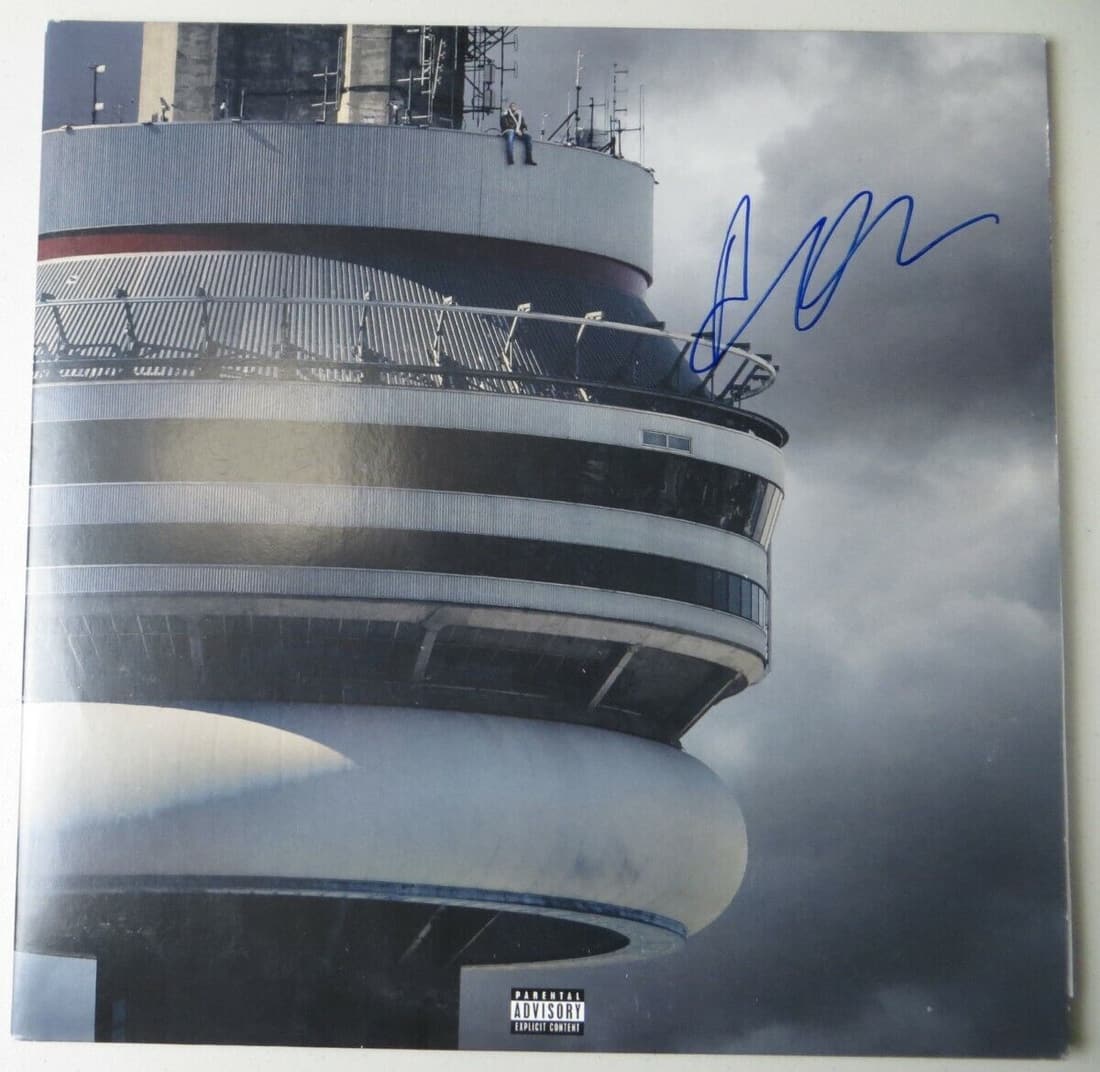 Drake Signed Autographed Record Album Cover Views Aubrey Graham Jsa Auction