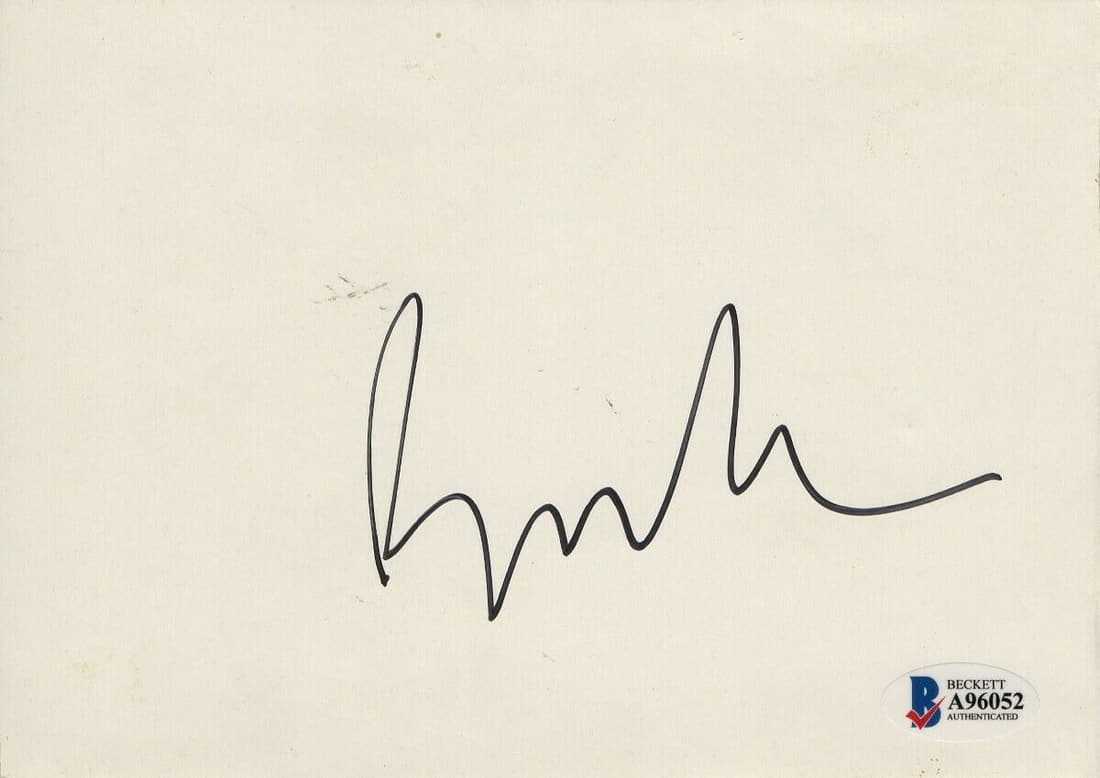 Beck Signed Autographed 5x7 Postcard Rock Legend Bas Auction