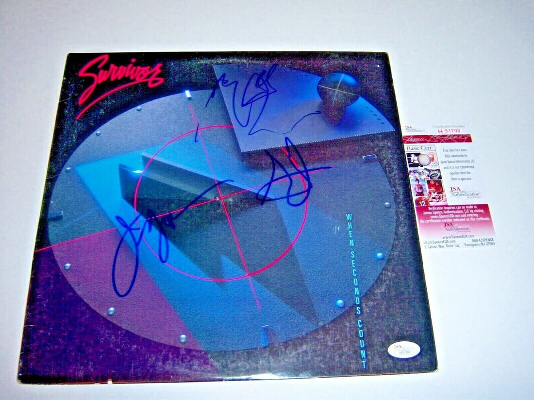 Survivor Jimi Jameson Mark Droubay Frank Sullivan Jsa/coa Signed Lp Record Album Auction