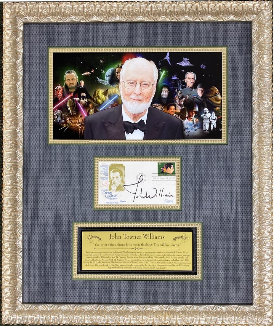 John Williams Star Wars Jaws Composer Photo Custom Framed Display Jsa ...