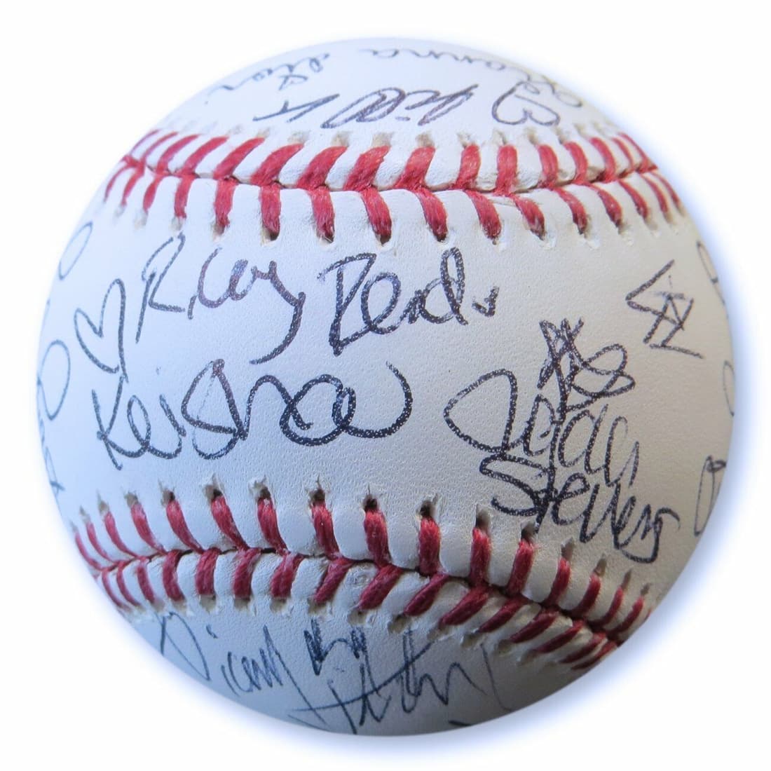 Avn Adult Stars Signed Autographed Baseball Riley Reid Romi Rain 25 ...