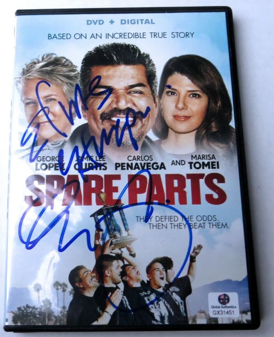 George Lopez Signed Autographed Dvd Cover Spare Parts Auction