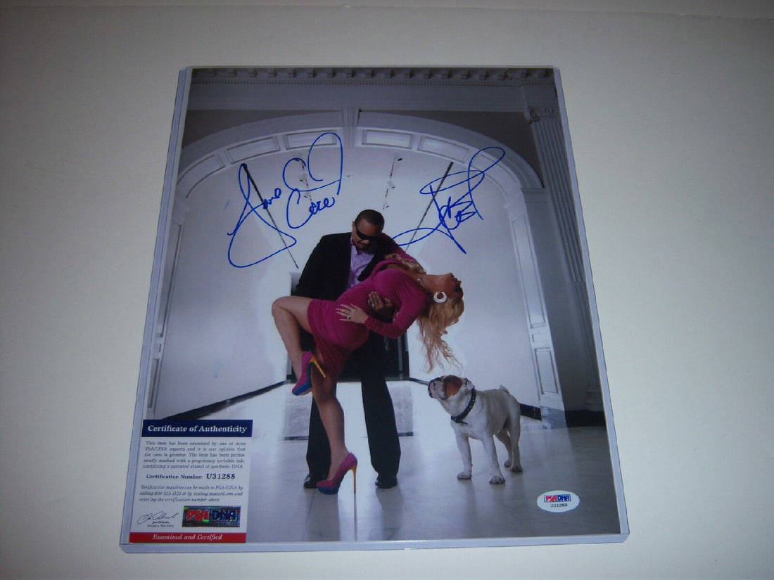 Ice T And Coco Law And Order Coco Austin Psa/dna Signed 11x14 Photo Auction