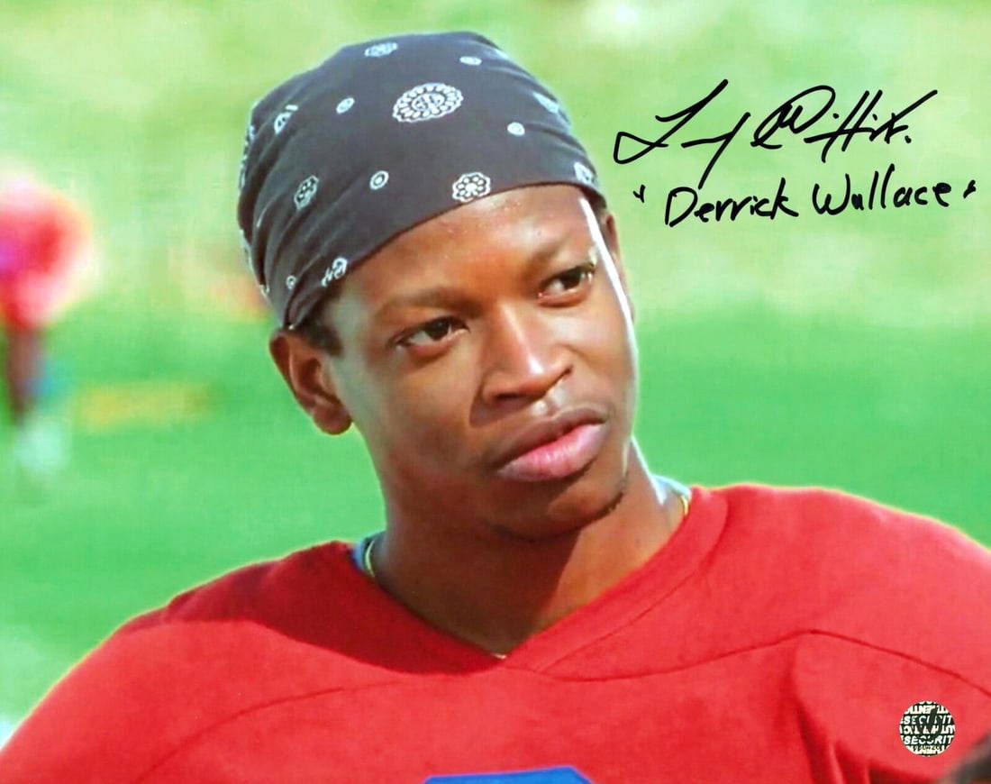 Lawrence Gilliard Jr. Waterboy "derrick Wallace" Signed 8x10 Photo Wizard World Auction