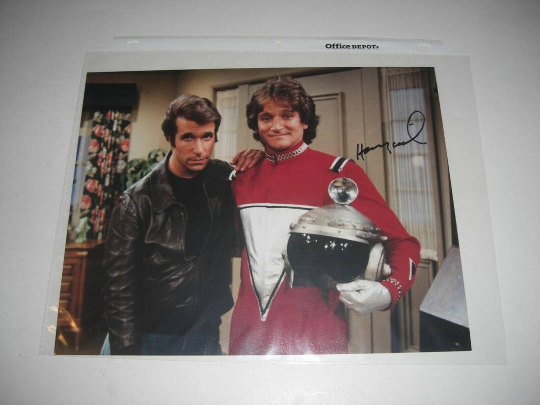 Henry Winkler Happy Days The Fonz Cool #2 W/coa Signed 8x10 Photo Auction