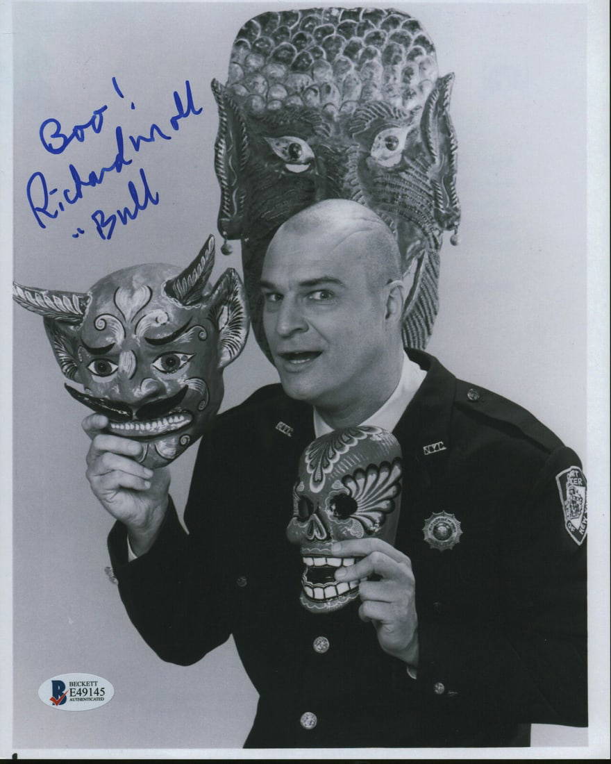 Richard Moll Night Court "boo! Bull" Signed 8x10 Photo Bas #e49145 Auction