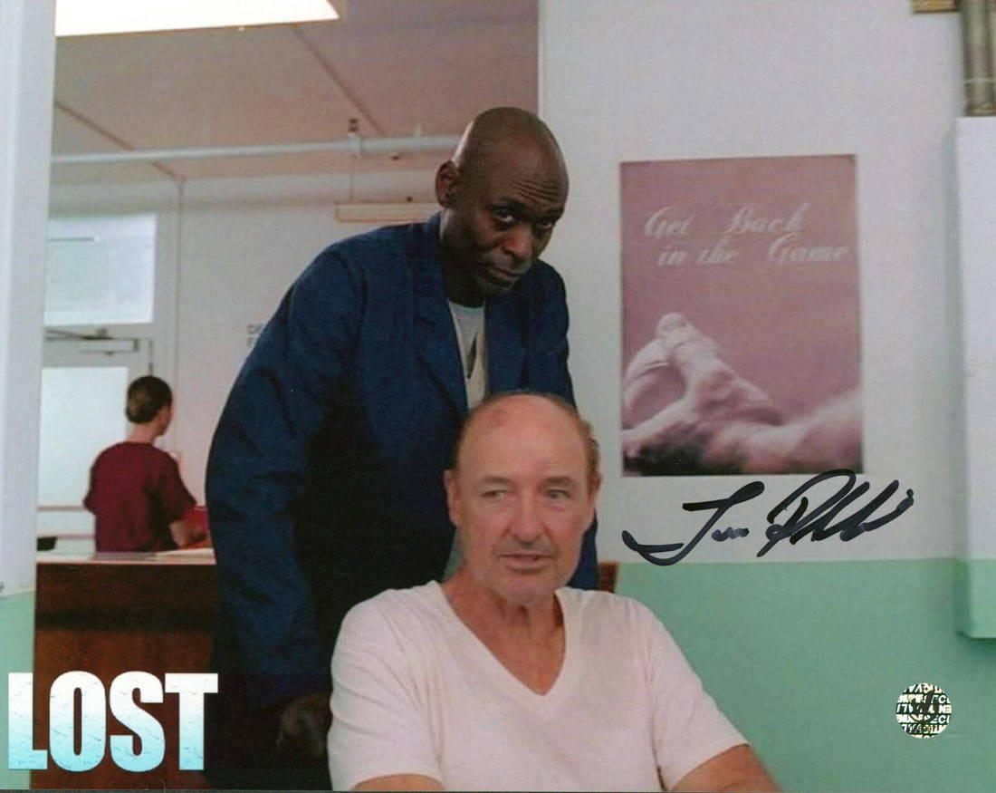 Lance Reddick Lost Signed 8x10 Photo Wizard World Auction