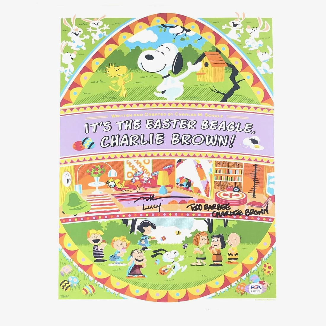 Todd Barbee Melanie Kahn Signed 11x14 Photo Psa/dna Autographed Peanuts ...