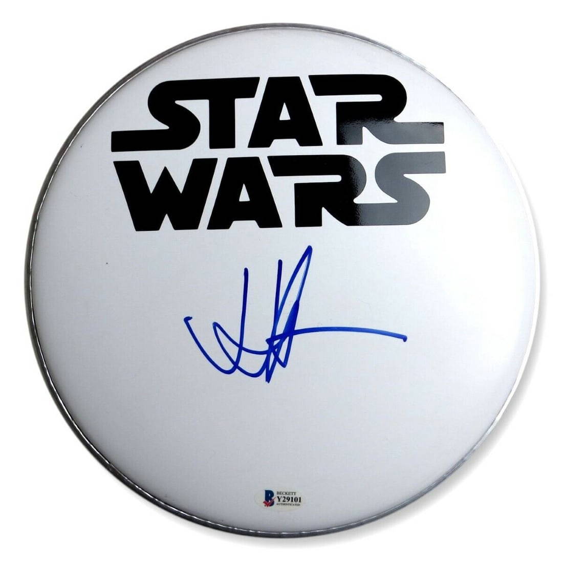 J.j. Abrams Signed Autographed 10" Drumhead Star Wars Director Bas Auction