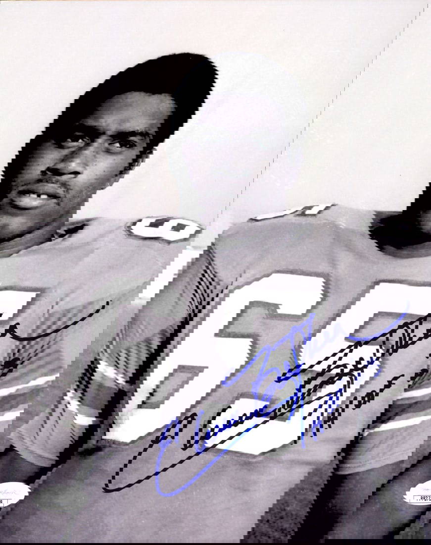 Elvin Bethea Hof Houston Oilers Signed/inscribed 8x10 Photo Jsa 161098 ...