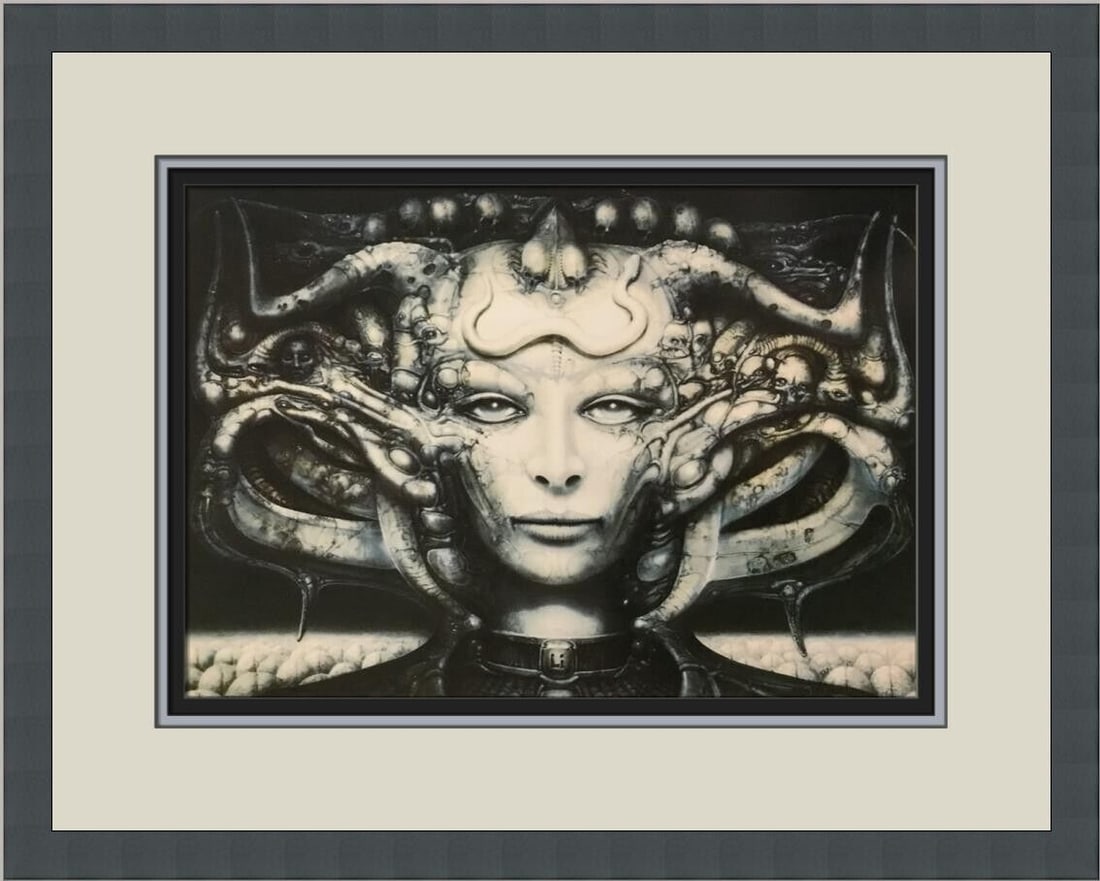 H. R. Giger Li I Custom Framed Print Auction