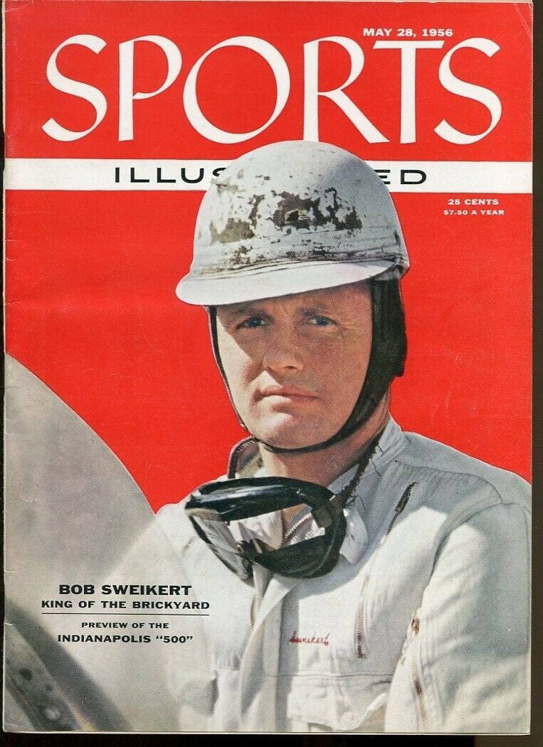 Bob Sweikert 1956 Sports Illustrated No Label Newsstand 5/28 Indy 500 ...
