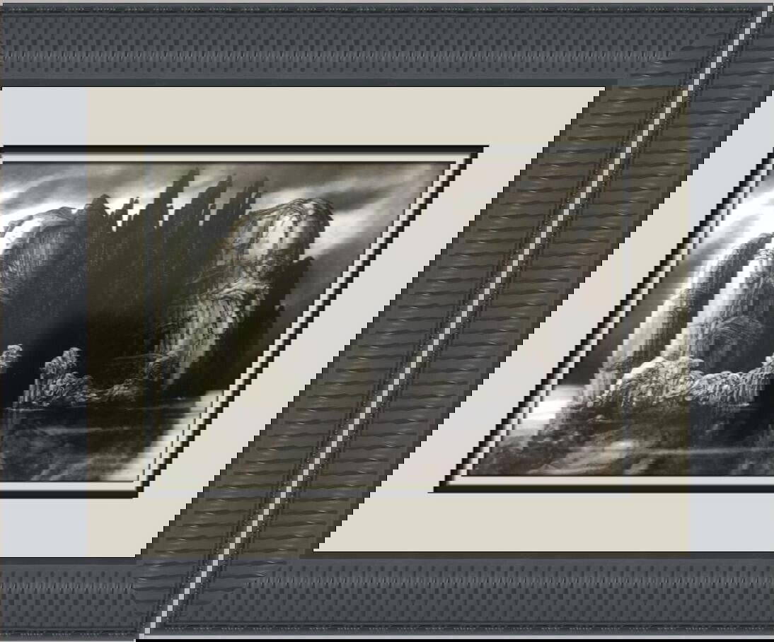 H.r. Giger Hommage To Bocklin Custom Framed Giger Print Auction