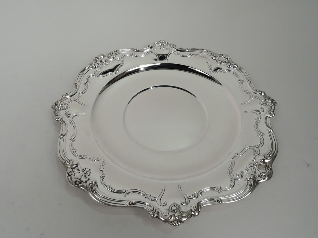 Gorham Chantilly-duchess Plate 746 Cake Sandwich Tray American Sterling ...