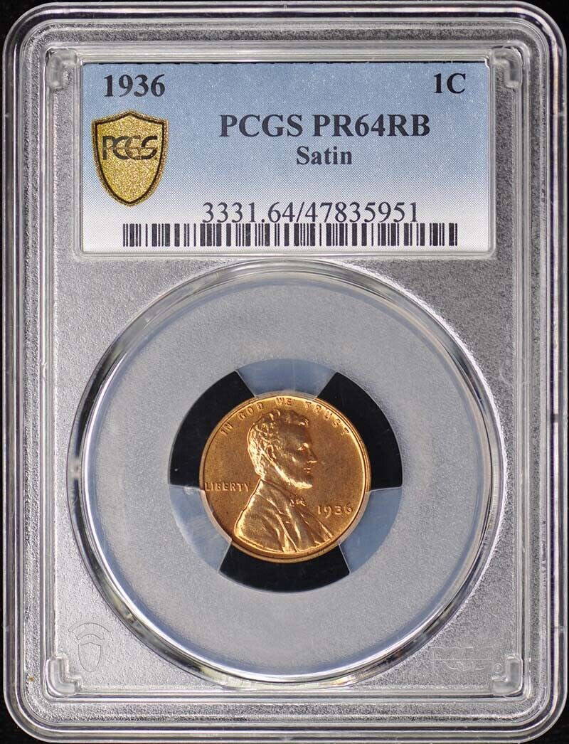 1936 1c-50c Original Proof Set Pcgs Pr64-66 Auction