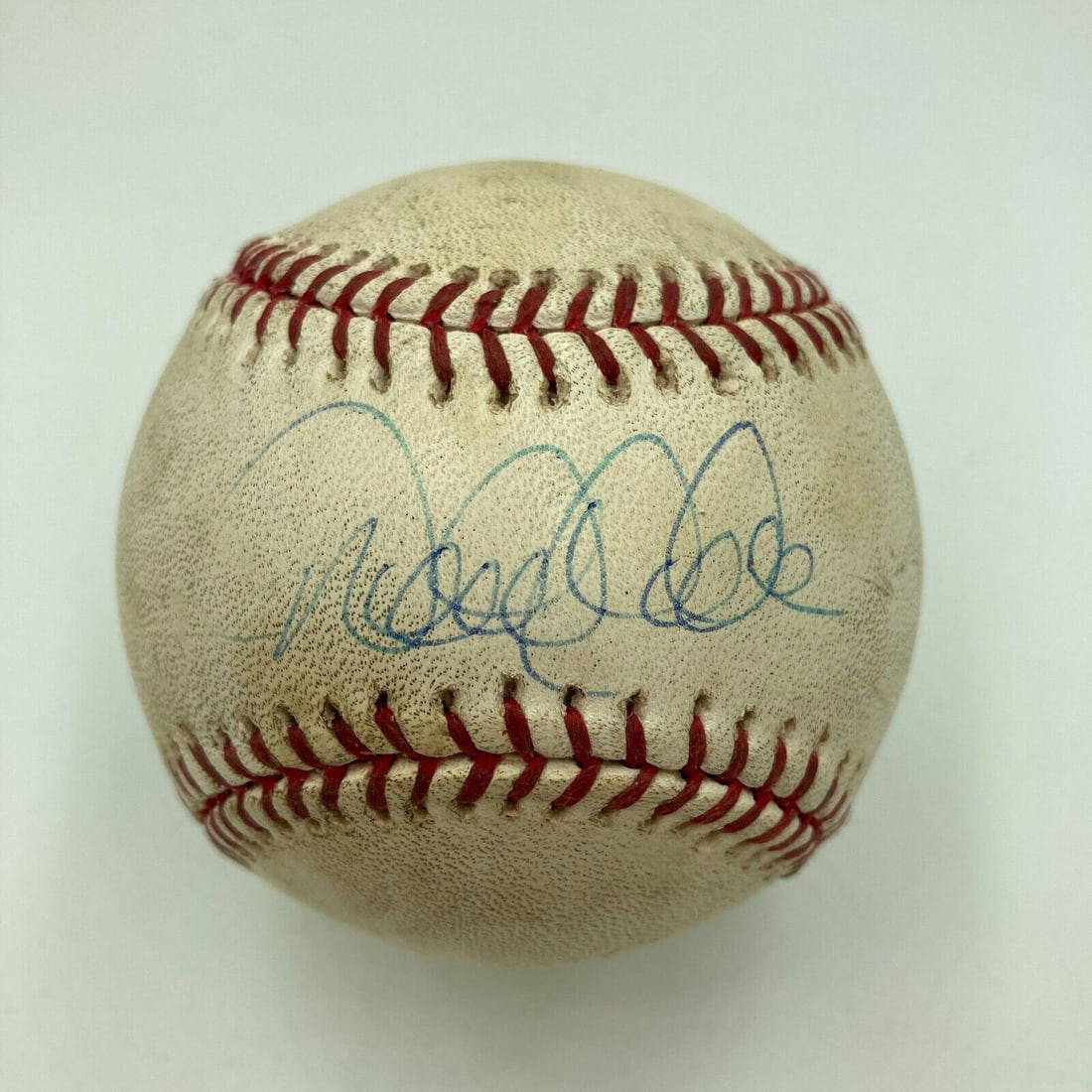 Derek Jeter Signed Game Used Major League Baseball Steiner & Mlb ...