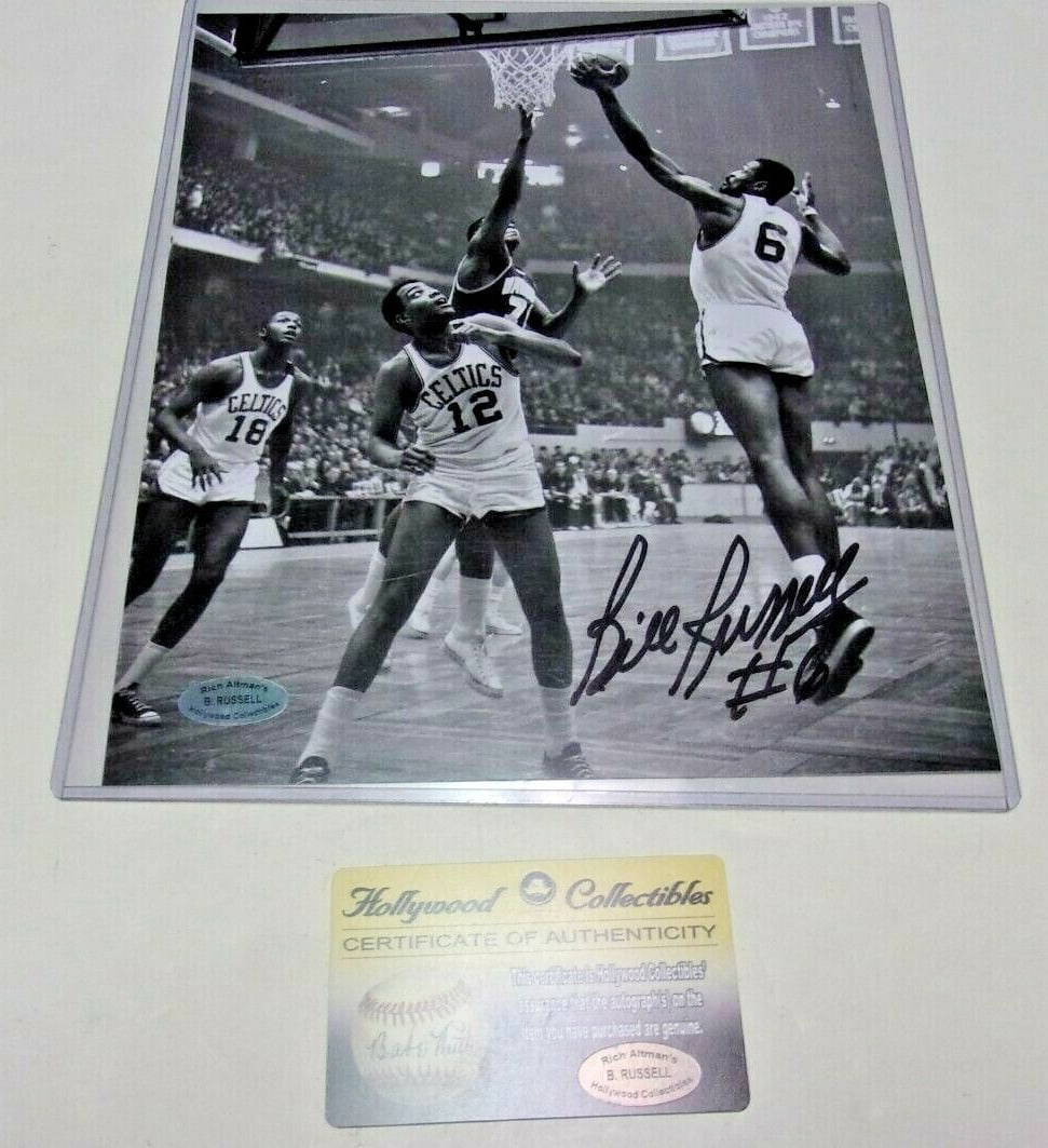 Bill Russell Boston Celtics-hof 1975 Last One! Russell/holo Signed 8x10 ...