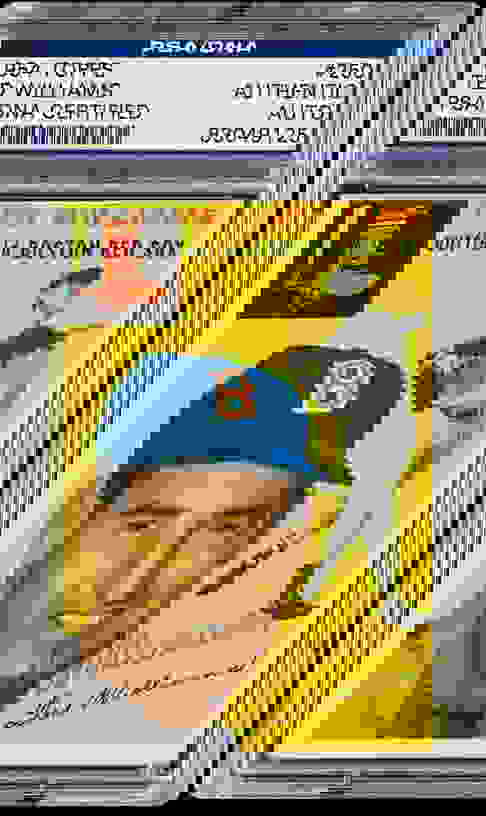 1954 Topps Ted Williams #250 Signed Autographed Baseball Card Psa Dna ...