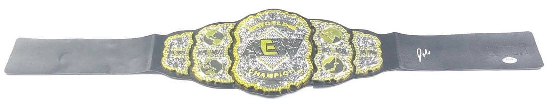 Julia Hart Signed Championship Belt Psa/dna Aew Nxt Autographed ...