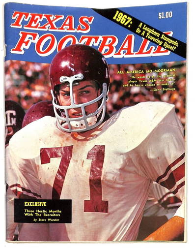 1967 Dave Campbell's Texas Football Annual Magazine Mo Moorman Texas A ...