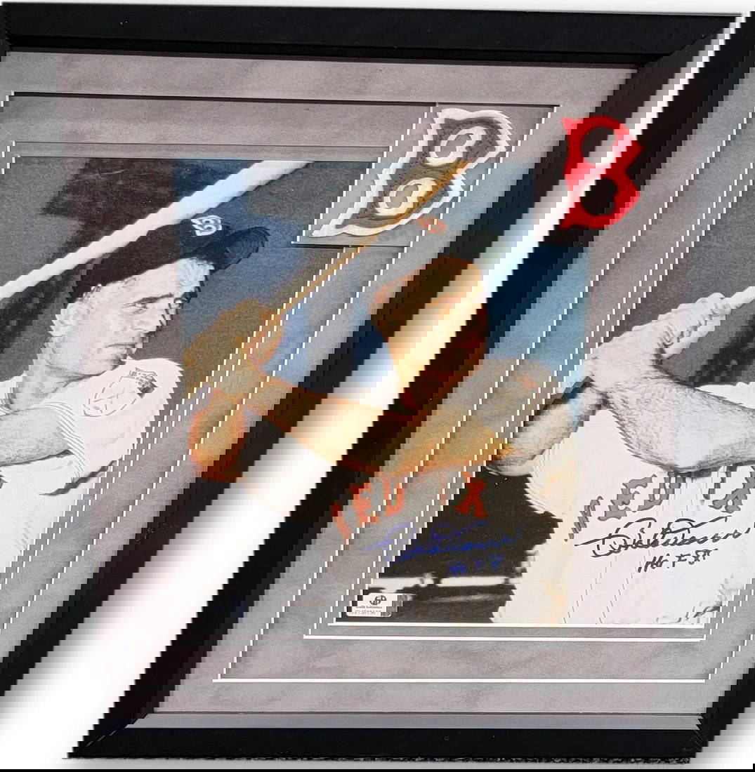Bobby Doerr Hand Signed Autographed 8x10 Photo Custom Framed Boston Red ...
