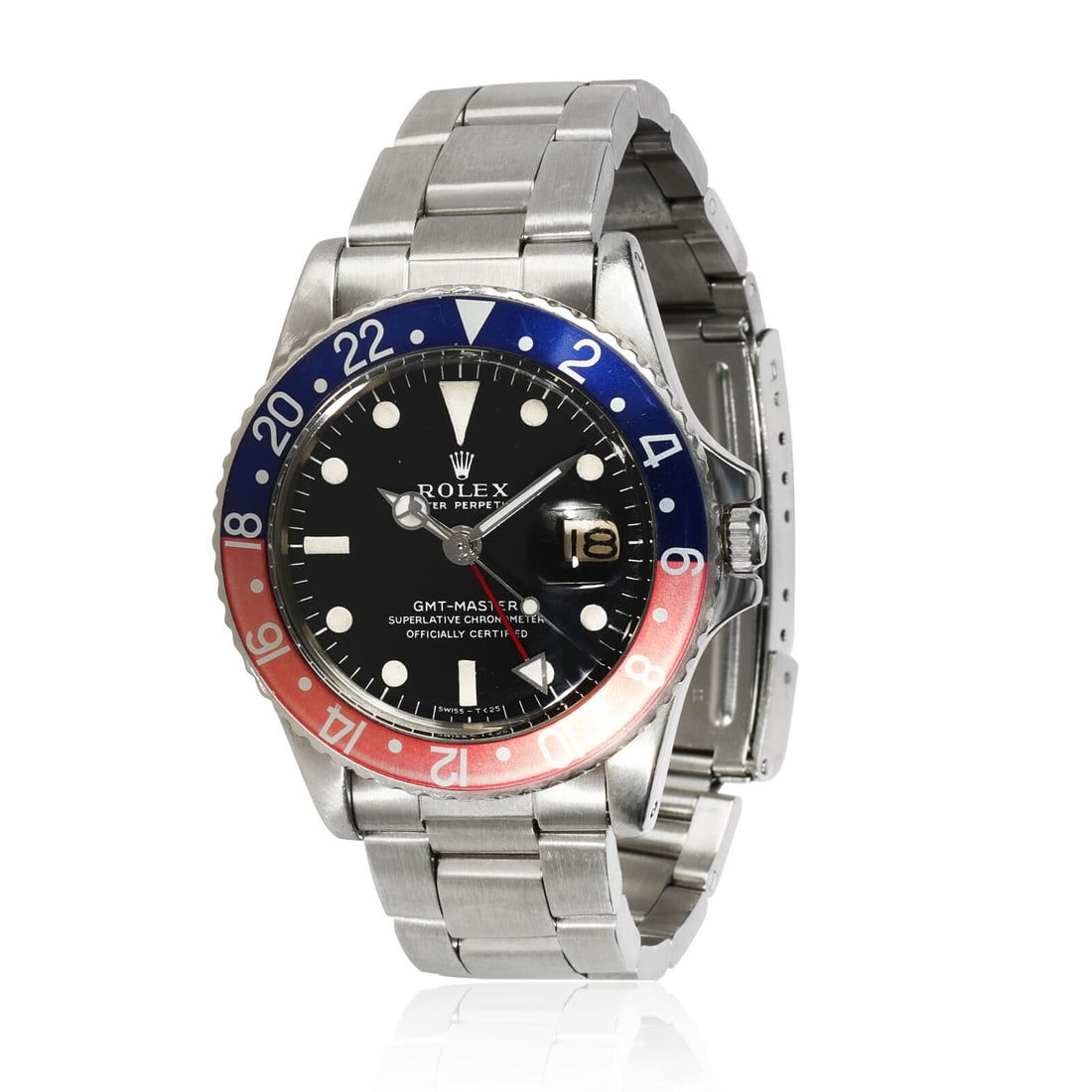 Rolex Gmt-master 1675 Mens Watch In Stainless Steel Auction