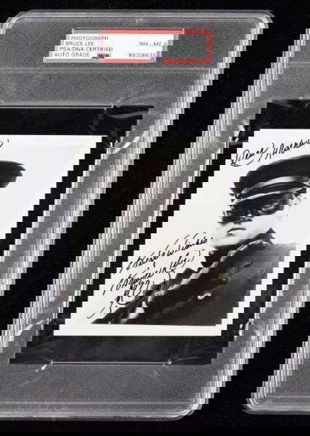 Bruce Lee Autographed/signed 4x5 Photo "kato - Green Lantern" Psa/dna ...