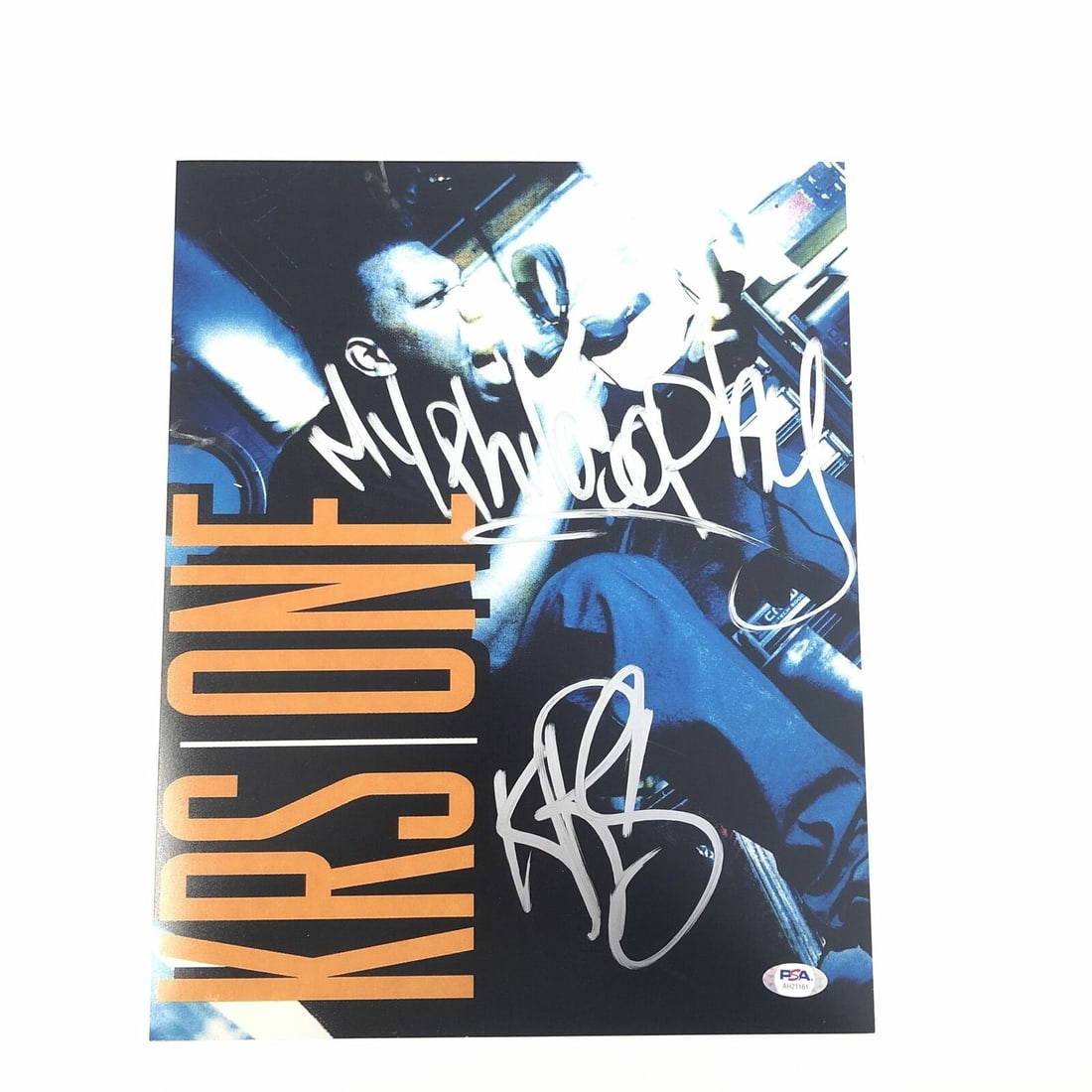 Krs-one Signed 11x14 Photo Psa/dna Autographed Rapper Auction