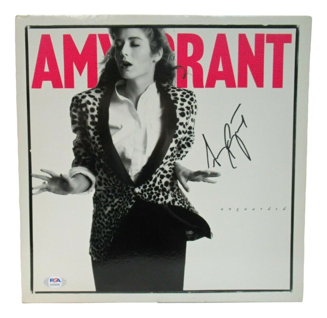 Amy Grant Signed Autographed Album Unguarded Psa/dna Aj55240 Auction