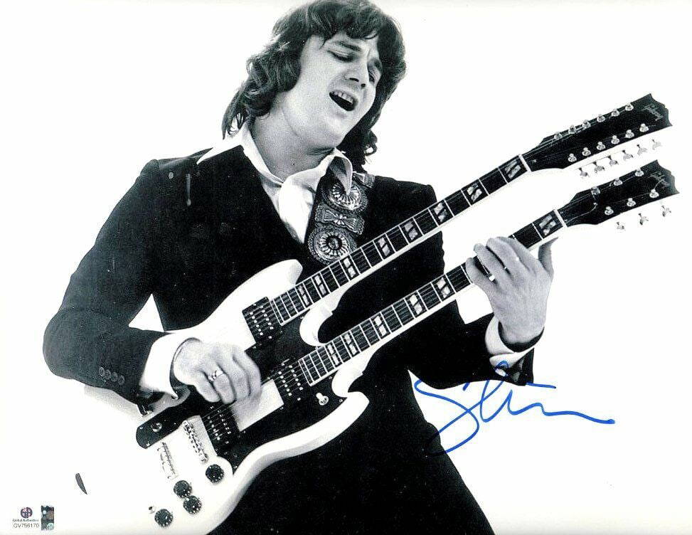 Steve Miller Signed Autographed 11x14 Photo Rock Legends W/guitar Auction