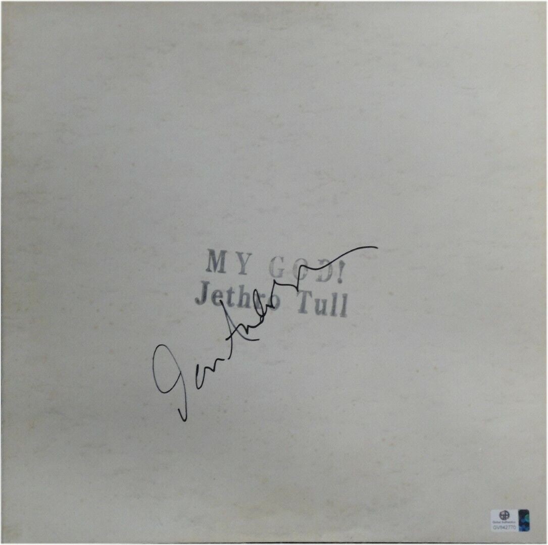 Ian Anderson Hand Signed Autographed Record Cover Jethro Tull Jsa Auction