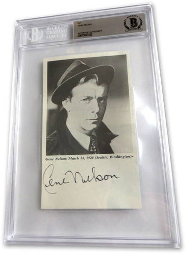 Gene Nelson Signed Autographed Magazine Photo Tea For Two Actor Bas