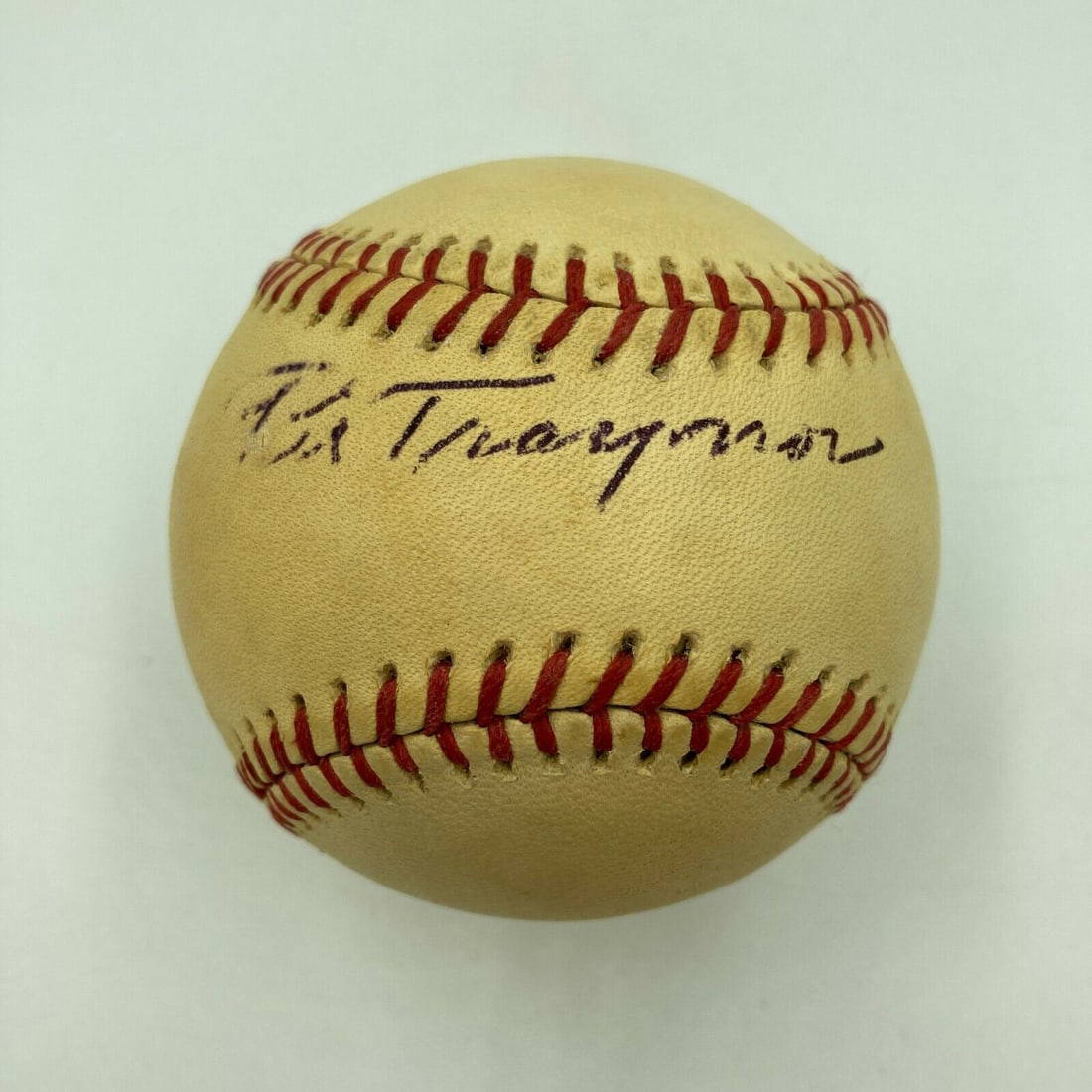 Beautiful Pie Traynor Single Signed Autographed Baseball Psa Dna Coa ...