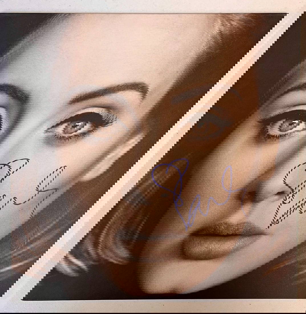 Rare-adele Signed/autographed 25 Viynl Album Auction
