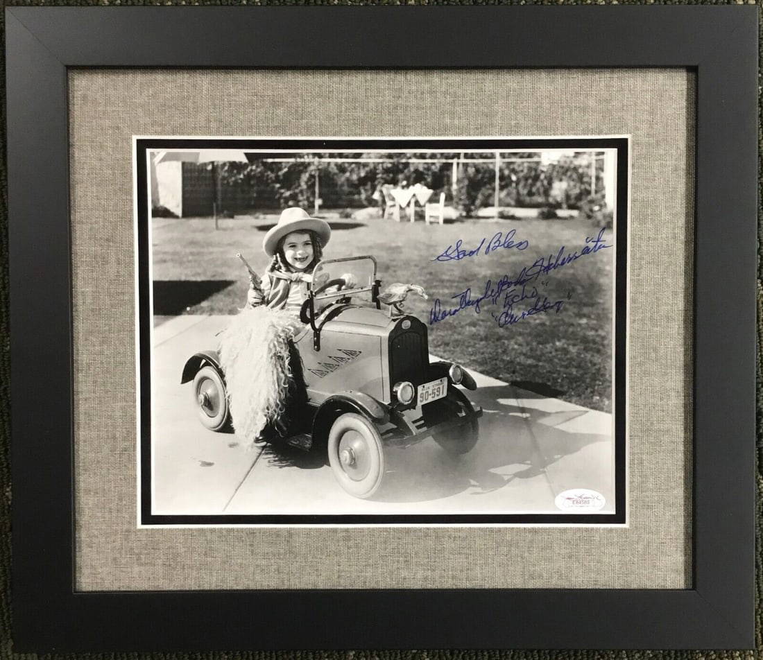 Our Gang Dorothy Deborba Signed 8x10 Custom Framed Display Jsa Coa Auction