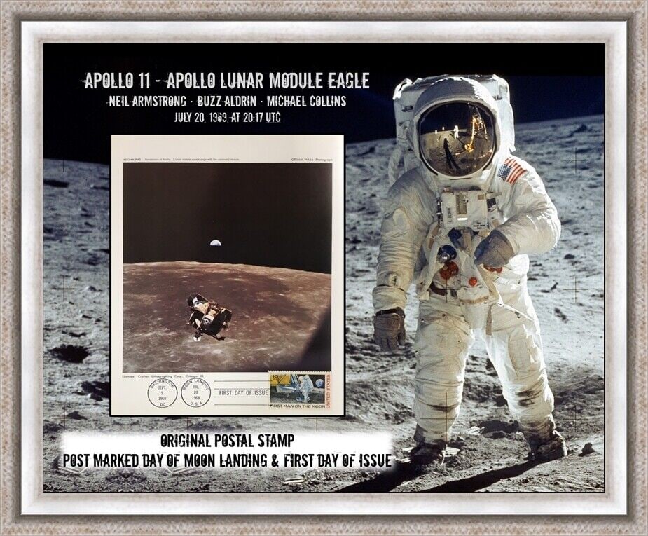 Original Nasa Photo Apollo 11 Rendezvous Of Lunar First Day Of Issue ...