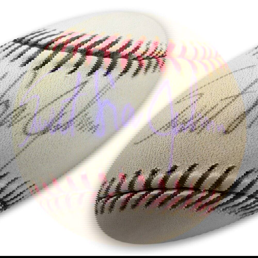 Sweet Lou Johnson Signed Autographed Baseball Los Angeles Dodgers Jsa ...