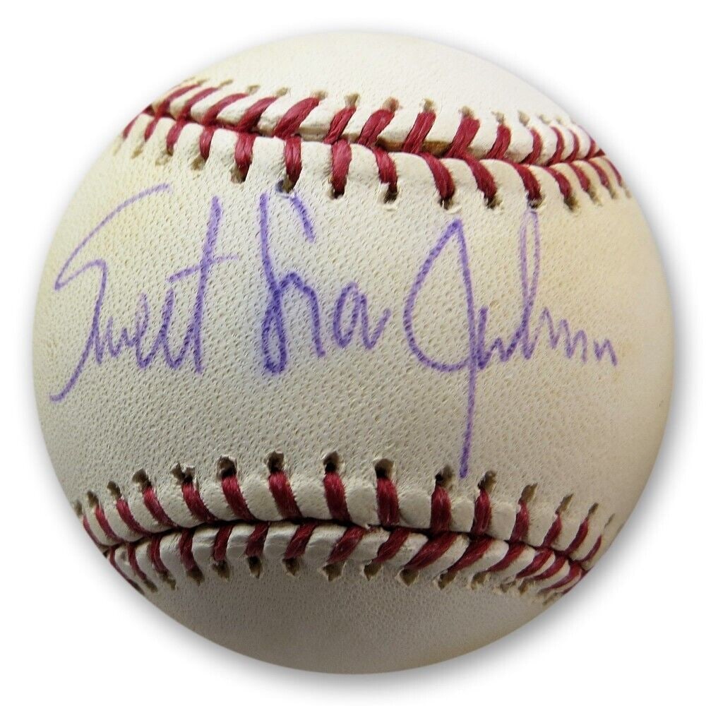 Sweet Lou Johnson Signed Autographed Baseball Los Angeles Dodgers Jsa ...