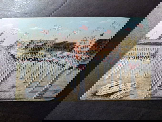 1908 Usa Gar Postcard Cover Lima Oh Local Use R Lauferty