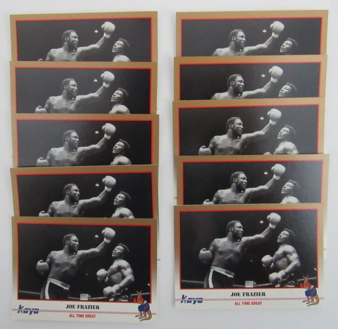 Lot Of 10 Joe Frazier Boxer 1991 Kayo Trading Cards #248 158134 Auction