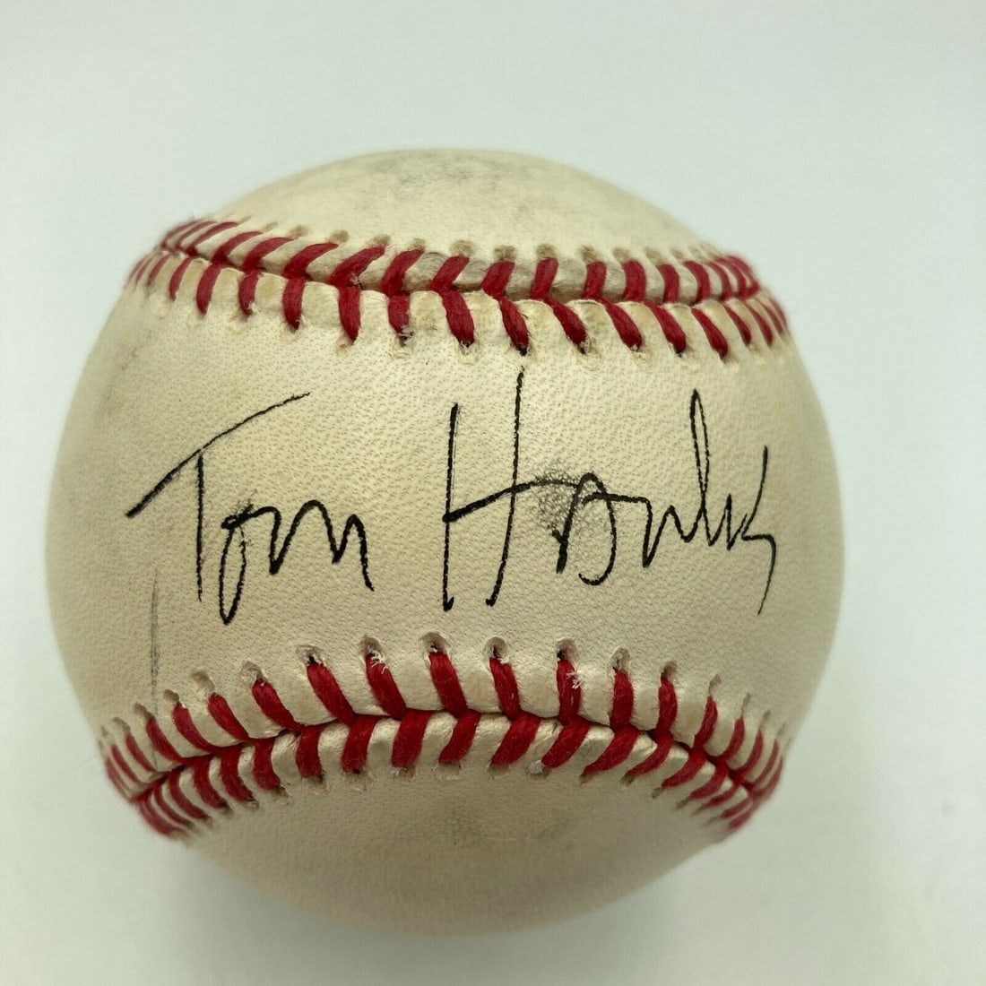Tom Hanks Signed Official American League Baseball Psa Dna Coa Movie ...