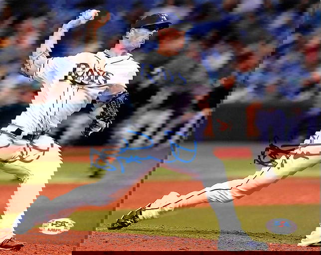 Kyle Farnsworth Signed 8x10 Photo Psa/dna Autographed Tampa Bay Rays