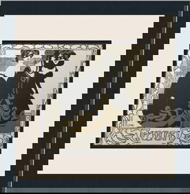 Framed Orange Poppy Print, M. Streckenbach