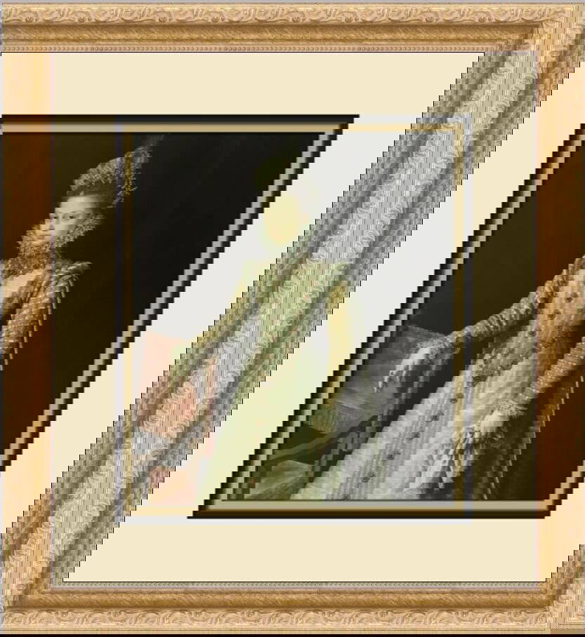 Alonso Sanchez Coello Portrait Of Isabella Clara Eugenia Custom Framed ...