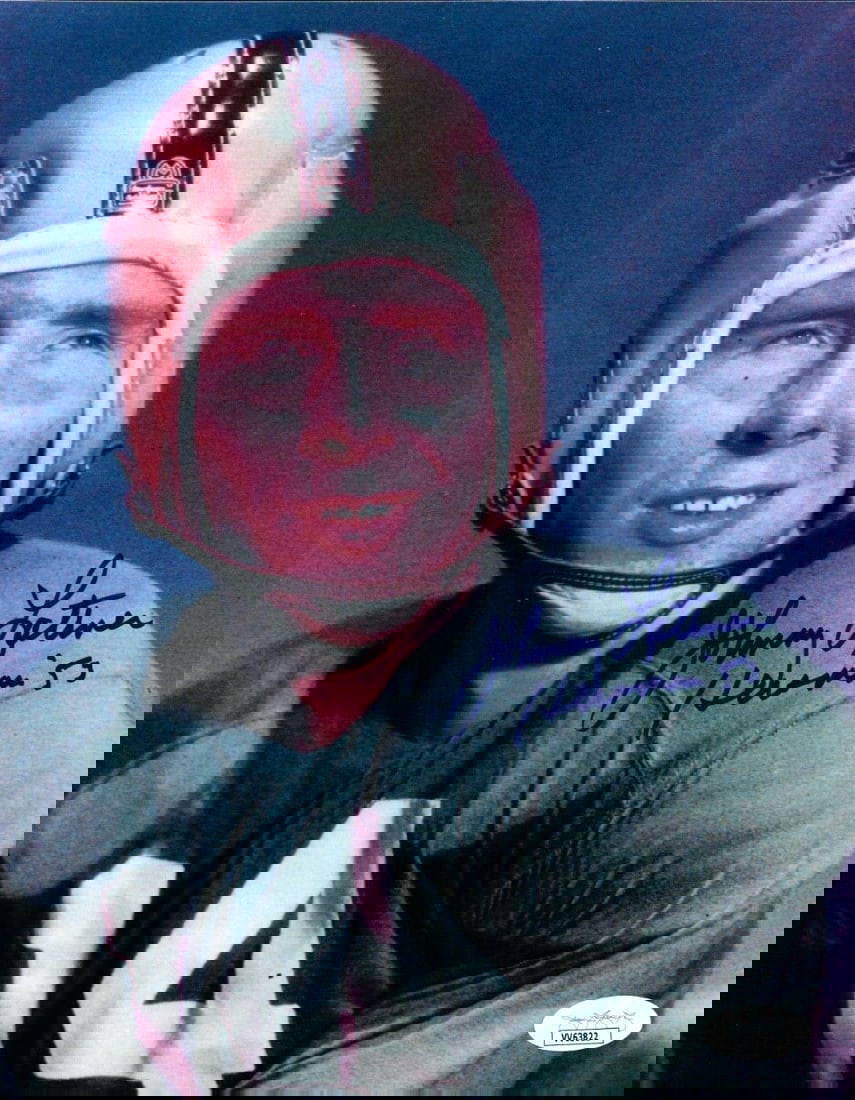 Johnny Lattner Signed Autographed 8x10 Photo Notre Dame "heisman 53 ...