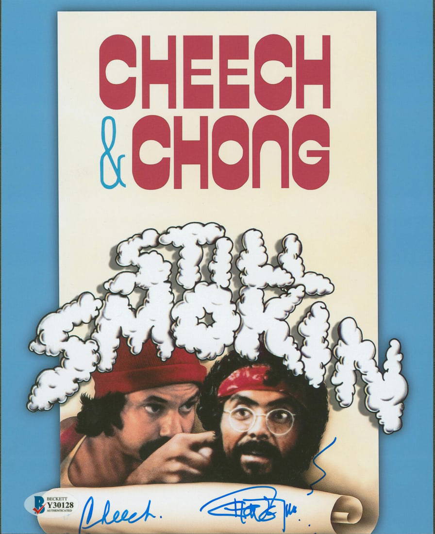 Cheech Marin & Tommy Chong Still Smokin Signed 8x10 Photo Bas #y30128 ...