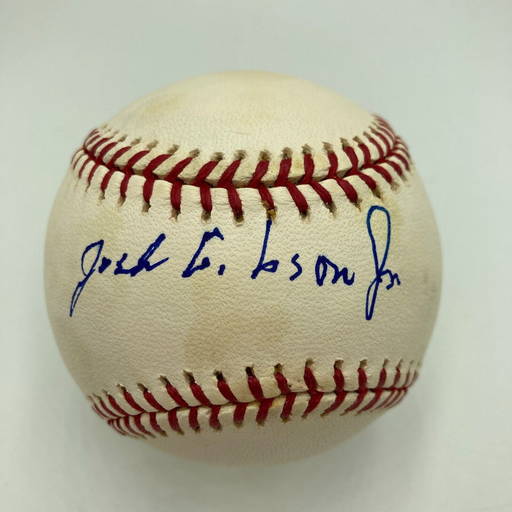 Josh Gibson Jr Signed Official Major League Baseball Negro League Legend Psa Dna
